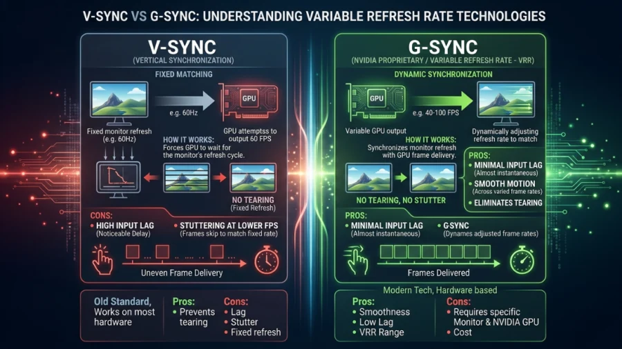 V-Sync vs G-Sync: Which Should You Use? - ScreenResolutionTest